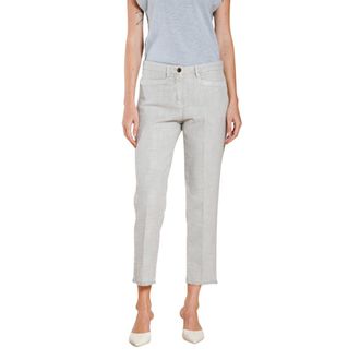Mason's Femme, Pantalons, Bleu, Taille: 32 FR Pantalon Chino Carotte New York