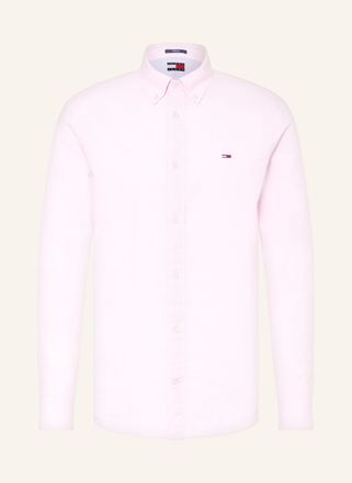 Tommy Jeans Hemd Regular Fit Mit Leinen pink