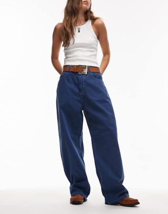 Carhartt Work in Progress Brandon - Loose Fit Jeans in Indigo-Marineblau