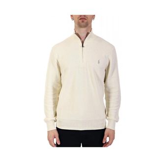 Ralph Lauren Homme, Pulls, Beige, Taille: XL Pull Col Roul&eacute;