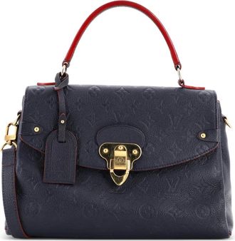 Louis Vuitton Georges Handbag Monogram Empreinte Leather MM satchel - Bleu