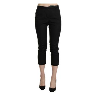 Bencivenga High Waist Skinny Cropped Hose - - Trousers - Damen - Schwarzk - M