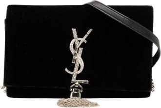 Saint Laurent Sac bandouli&egrave;re Kate Pre-owned - Femme - Pre-owned - Noir - Taille: ONE Size
