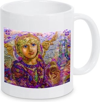 artboxONE Tasse Schutzengel Gabriel bunt von Yumi Sugai - Kaffeetasse Weihnachten