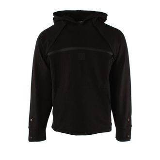 C.P. Company Logo Hoodie - - Sweatshirts & Hoodies - Herren - Schwarzk - S