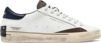 Crime London Homme, Chaussures, Blanc, Taille: 44 EU Baskets Destroyed 2.0
