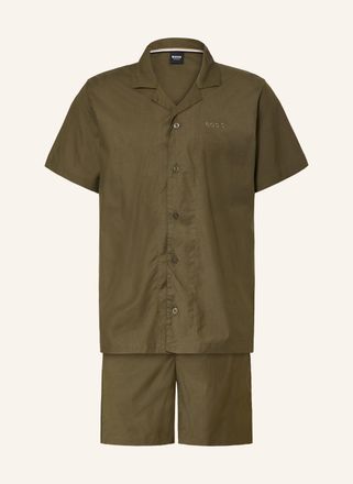 HUGO BOSS Shorty-Schlafanzug Chris gruen