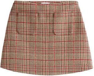 Tommy Hilfiger Minijupe en tweed &agrave; carreaux