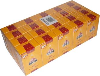 Chillhouse Gizeh 18463 Feinfilter-8 mm Durchmesser-15 mm Länge-20 Beutel a 100 Filter, orange, S