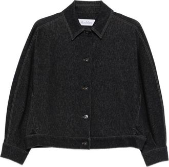 Max Mara Nettare Jacke - - Jackets - Damen - Blau - L