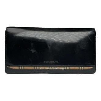 Burberry Pre-owned Vintage Leder Geldb&ouml;rse - - Pre-owned - Damen - Schwarzk - ONE SIZE