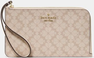 Kate Spade New York Lucy Spade Flower Handgelenktasche Mit L-Rei&szlig;verschluss, Mittelgro&szlig;
