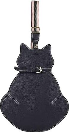 Generic Sac &agrave; bandouli&egrave;re pour femme - Sac &agrave; dos en cuir avec une seule &eacute;paule, porte-monnaie en forme de chat | M sacs &agrave; bandouli&egrave;re pour t&eacute;l&eacute;phone portable,