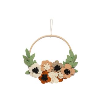 Kidsdepot Wanddeko Flower Hoop Blumenkranz 20011101 Wandkranz Dekokranz