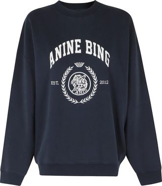 Anine Bing Femme, Sweatshirts et sweats &agrave; capuche, Bleu, Taille: 38 FR Miles SweaT-shirt