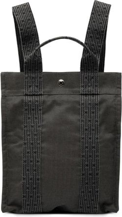 Hermès 1990-2010 Canvas Herline PM backpack - Gris