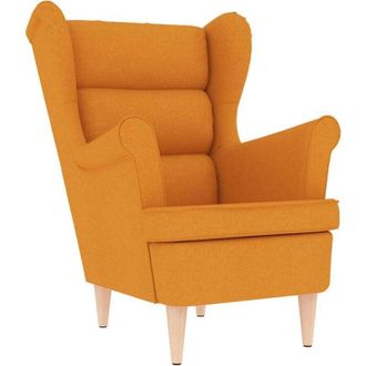 vidaXL Sessel Dunkelgelb 74x84x100 cm Stoff vidaXL
