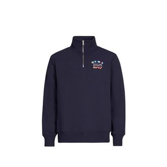 GANT Sweat droit brod&eacute; en coton m&eacute;lang&eacute;