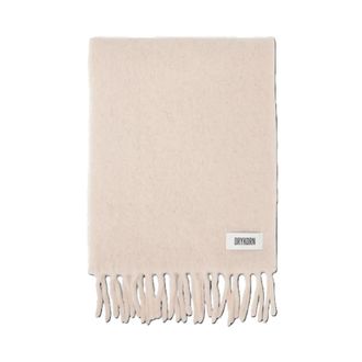Drykorn Zeitloser Schal mit Fransen - - Accessories - unisex - Beige - ONE SIZE