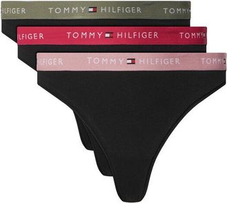 Tommy Hilfiger String-Set UW0UW05530 Schwarz
