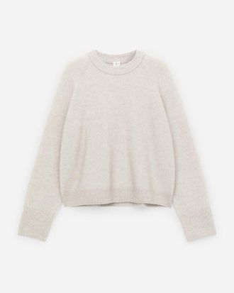 Arket Pullover Aus Alpakawolle Und Wolle -Beige
