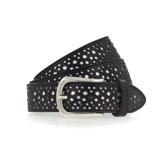 B.Belt B.belt, Femme, Accessoires, Noir, Taille: 95 CM Bb1014L44 Vollleder-Nieteng&uuml;rtel