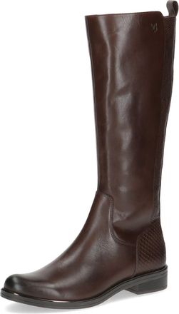 Caprice Damen Stiefel aus Leder mit Reißverschluss, Braun (Dk Brown Comb), 39 EU