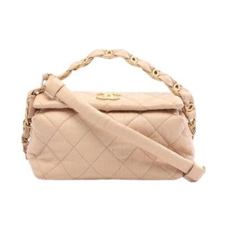 Chanel Pre-owned Matelasse Lambskin 2way Shoulder Bag - - Pre-owned - Damen - Beige - ONE SIZE