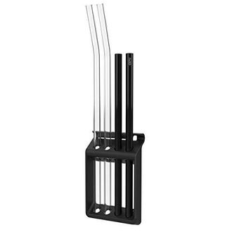 GEFU Lot de 4 corbeilles &agrave; pailles pour Lave-Vaisselle - Nettoyage Facile des pailles - Dispositif de Serrage Pratique