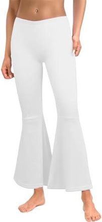 Generic Legging de sport pour femme - Couleur unie - Taille haute - Coupe ajustée - Style décontracté - Pour lentraînement et la vie quotidienne, blanc, 4XL