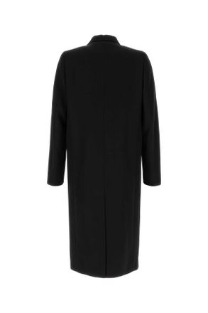 Prada Mens Black Wool Overcoat Nero Cappotti Coat