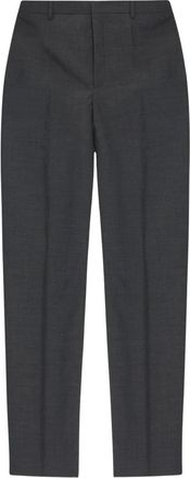 Jil Sander Pantalon de costume en laine - Homme - Pantalons - Gris - Taille: XL