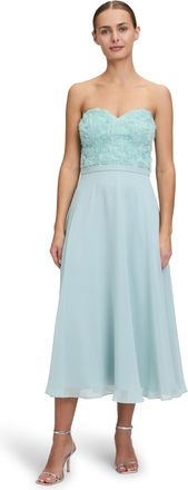 Vera Mont Damen Abendkleid mit Cut-Outs 44, Summer Mint