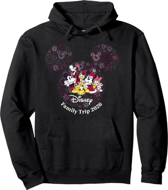 Disney Fireworks Family Trip 2026 Valentines Day Vacation Pullover Hoodie