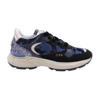 Stokton Blumiger Sneaker - - Shoes - Damen - Schwarzk - 36 EU