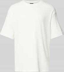 s.Oliver Black Label Relaxed Fit T-Shirt aus strukturiertem Jersey