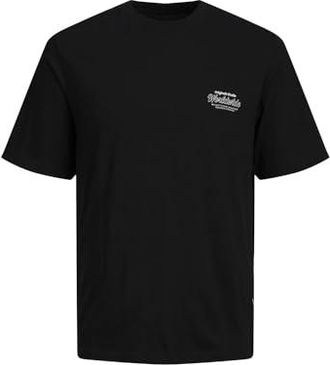 Jack & Jones Jorsequoia Back Tee SS Crew Neck T-Shirt, Noir, M Homme