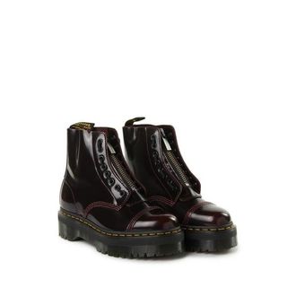 Dr. Martens Bottines compens&eacute;es en cuir