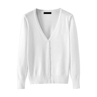 Generico IQYU Veste dété légère et élégante pour femme - Manteau en tricot avec boutons - Veste dété légère - Veste dété fine - Cardigan fin - Veste en tricot 