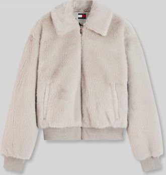 Tommy Jeans Teddyjacke mit Rei&szlig;verschluss
