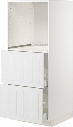 IKEA METOD / MAXIMERA Hochschrank m 2 Schubl. für Ofen