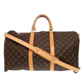 Louis Vuitton unisex, Pre-owned, Brun, Taille: ONE Size Pre-owned Keepall Bandouliere 50
