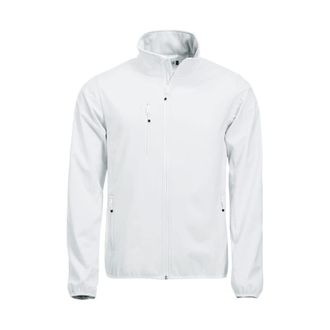 Clique uomo basic softshell 280 gr. bianco 2XL