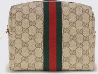 Gucci Mini-Schultertasche aus Jacquard mit GG-Monogramm und zweifarbigen Streifen