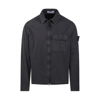 Stone Island Homme, Vestes, Gris, Taille: XL V0165 Overshirt
