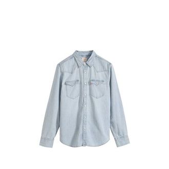 Levi's Chemise droite col classique en denim de coton