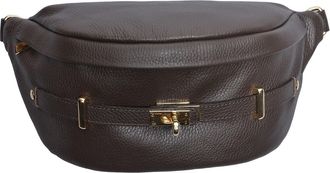 Anna Luchini Kastanienbraun Rindsledertasche