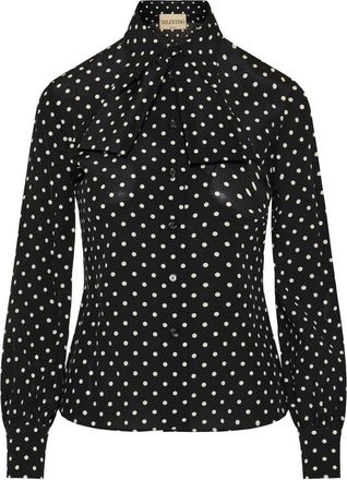 Valentino Garavani Femme, Blouses et Chemises, Noir, Taille: 36 FR Chemises
