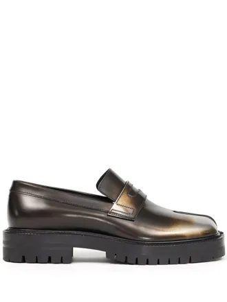 Men's Maison Margiela Leather Slip-On Shoes - up to −62 Men's Maison Margiela Leather Slip-On Shoes - up to −62