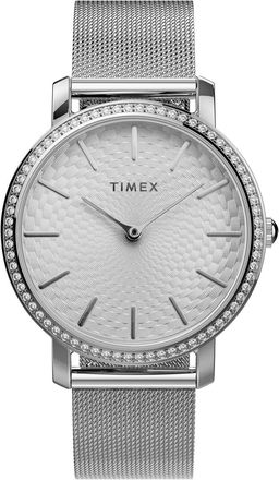 Timex Uhr Timex City TW2V52400 Silberfarben